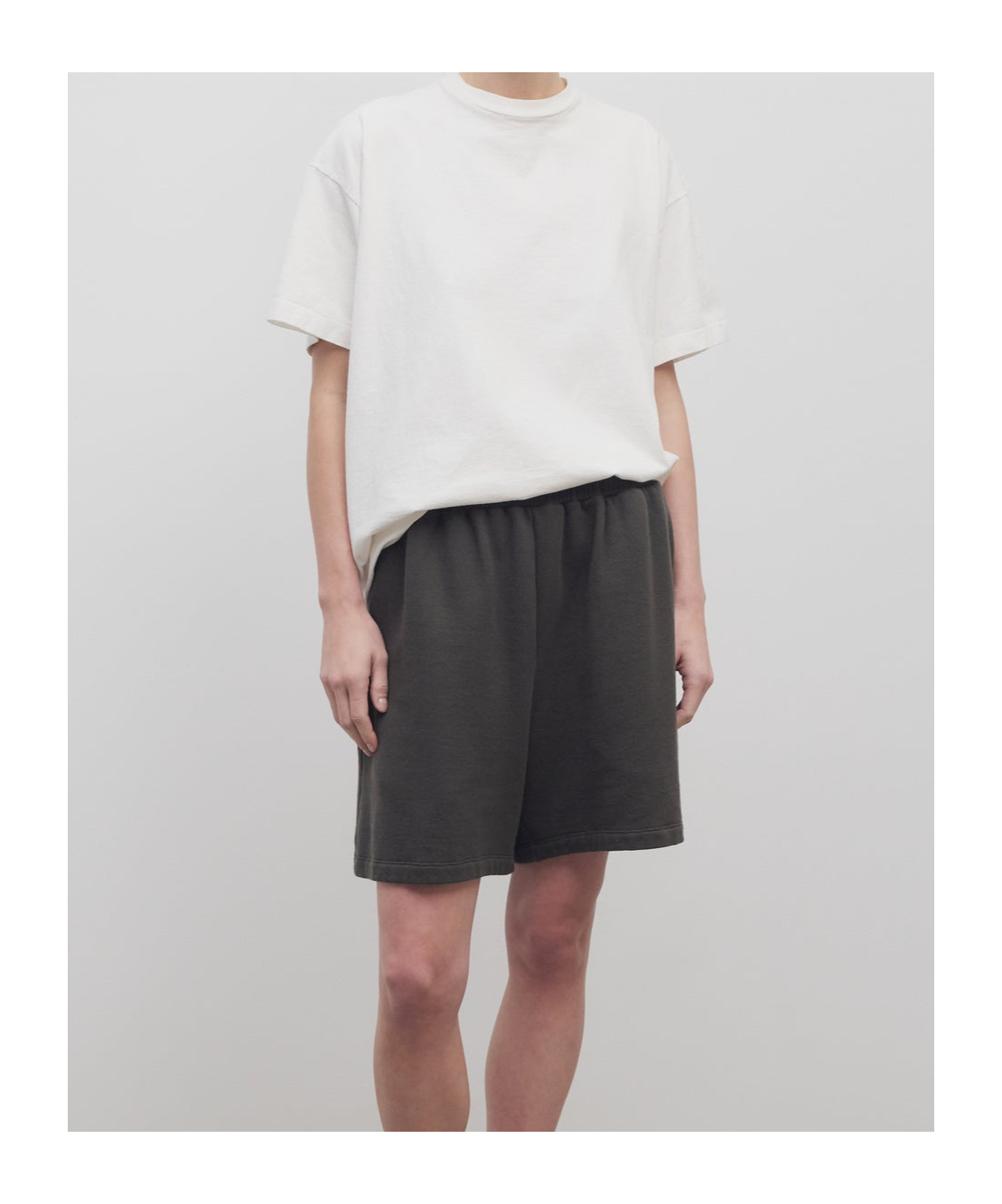 THE ROW The Row Elasticated-Waistband French Terry Shorts